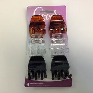 Goody | Accessories | Goody Medium Claw Clips 6 Pieces | Poshmark